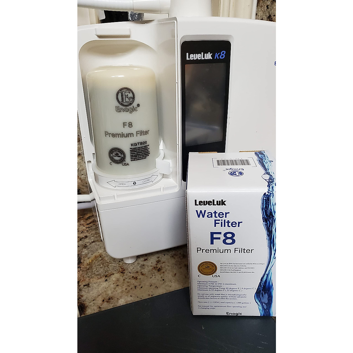 Enagic F8 High Grade Water Filter for Leveluk K-8 Oxidizing Machine KANGEN8