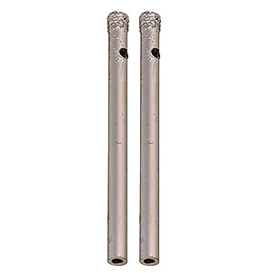 BQLZR 3.48mm Diamond Coated Hole Drill Core Drill Bits Glass Tile Marble Granite Pack of 10