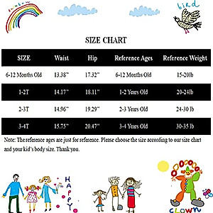 Orinery Unisex Cotton Reusable Potty Training Underwear Breathable Toddler Boys and Girls Pee Training Underpants Waterproof Training Pants 6-Pack (XT-G, 1-2T)