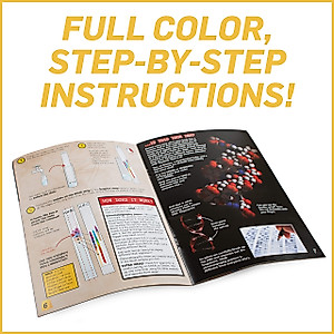 WILD! Science WS103XL Crime Scene Investigation - Forensic Science Kit - Ages 8+ - Match Fingerprints, Analyze DNA, Find Secret Messages and More!