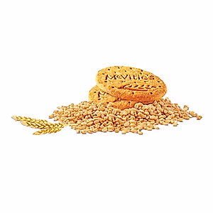 Mcvitie's Digestives Crunchy Wheat Biscuits Cookie - (4 Pack) England's Favourite. Best of British Biscuit Packed By Zuvo. Sweet, Wheat Taste, Crumbly Texture, And Renowned Suitability For Dunking, No Artificial Flavors or Colors - 400g