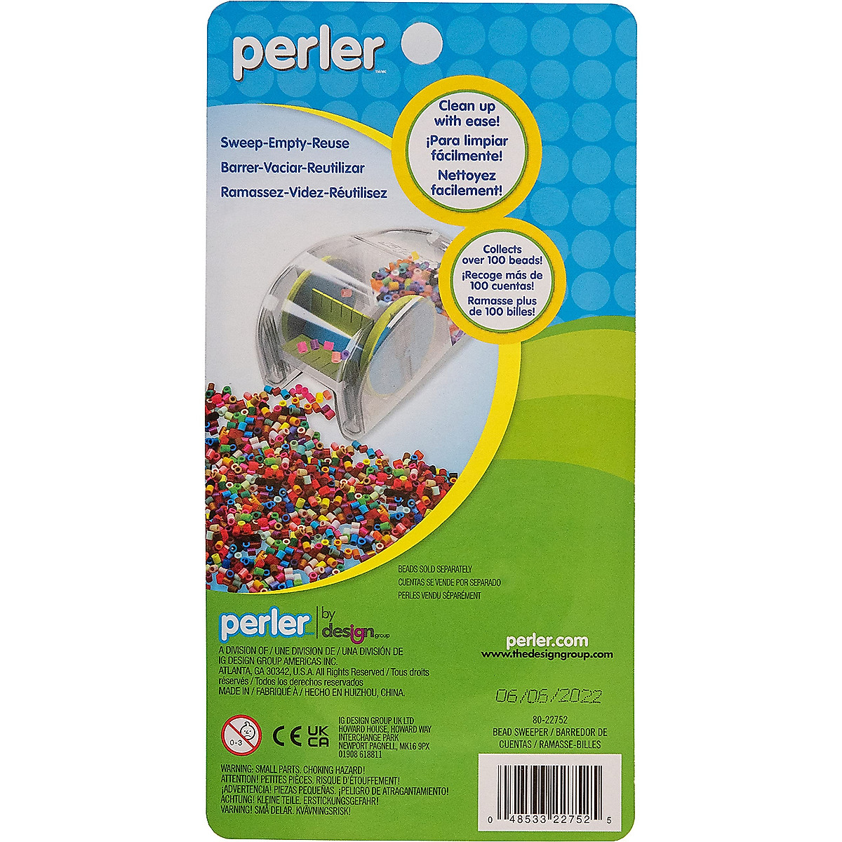 Perler Beads Craft Bead Sweeper for Easy Clean Up