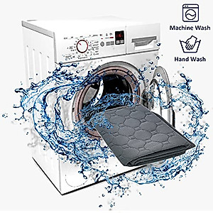 Fhiny 2 PCS Guinea Pig Cage Liner, Washable Guinea Pig Bedding Reusable Small Animal Pee Pads Waterproof Bedding Liners for Rabbit Ferret Chinchilla Kitten Puppy (Medium - 27.5'' x 19.6'' - 2 Pack)