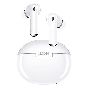UMIDIGI Ablebuds Free Wireless Earbuds,Bluetooth 5.2 Headphones Noise Cancellation Earphones Stereo Bass Earphones，IP55 Waterproof Sports 27H Playtime in-Ear Built-in Mic Headset ENC Clear Calls