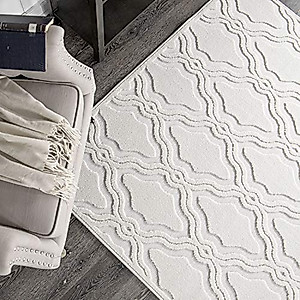 My Texas House by Orian Indoor/Outdoor Cotton Blossom Area Rug, 7'9" x 10'10", Natural