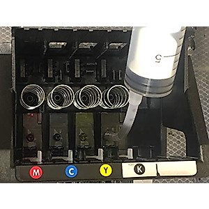 Best Printers Printhead Cleaning Kit - HP, Epson,Canon, Brother & Lexmark - Large High Efficiency 20ml Premium Syringe - 100ml Certified