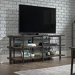 Sauder North Avenue Credenza, for TVs up to 54", Smoked Oak Finish