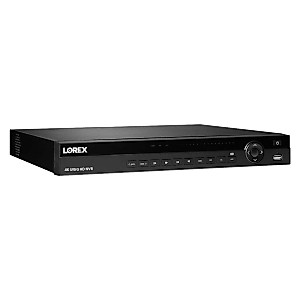 Lorex N882A38B 32 Channel, 16 PoE Port, 4K 2x4TB IP Ultra HD Pro Series Security System NVR with Lorex Cloud Connectivity, Audio, Multiple Recording Modes, Black (Recorder Only)
