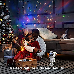 Star Projector Galaxy Light Projector, Astronaut Starry Projector with Remote Control, Timer and 360°Adjustable Nebula Sky Night Light for Kids Adults Bedroom Home Decor, Gift for Children's Day