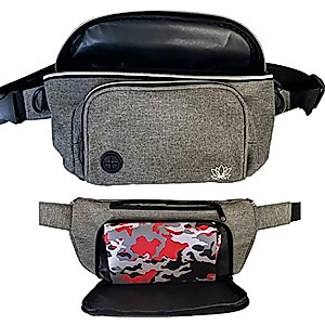 Crossbody Diaper Bags for Baby Boy Mini Diaper Bag Fanny Packs Stroller Diaper Bag Small Diaper Bag with Changing Pad for Men and Women by Lotus Lane