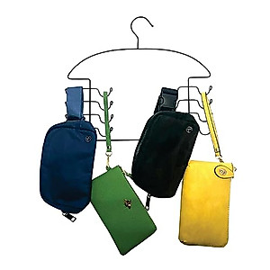 DR . ORGANIZER 2 pc set, Tank Top Closet Organizer Hangers - Black Steel, USA Patented (8200), 2 Count (Pack of 1)