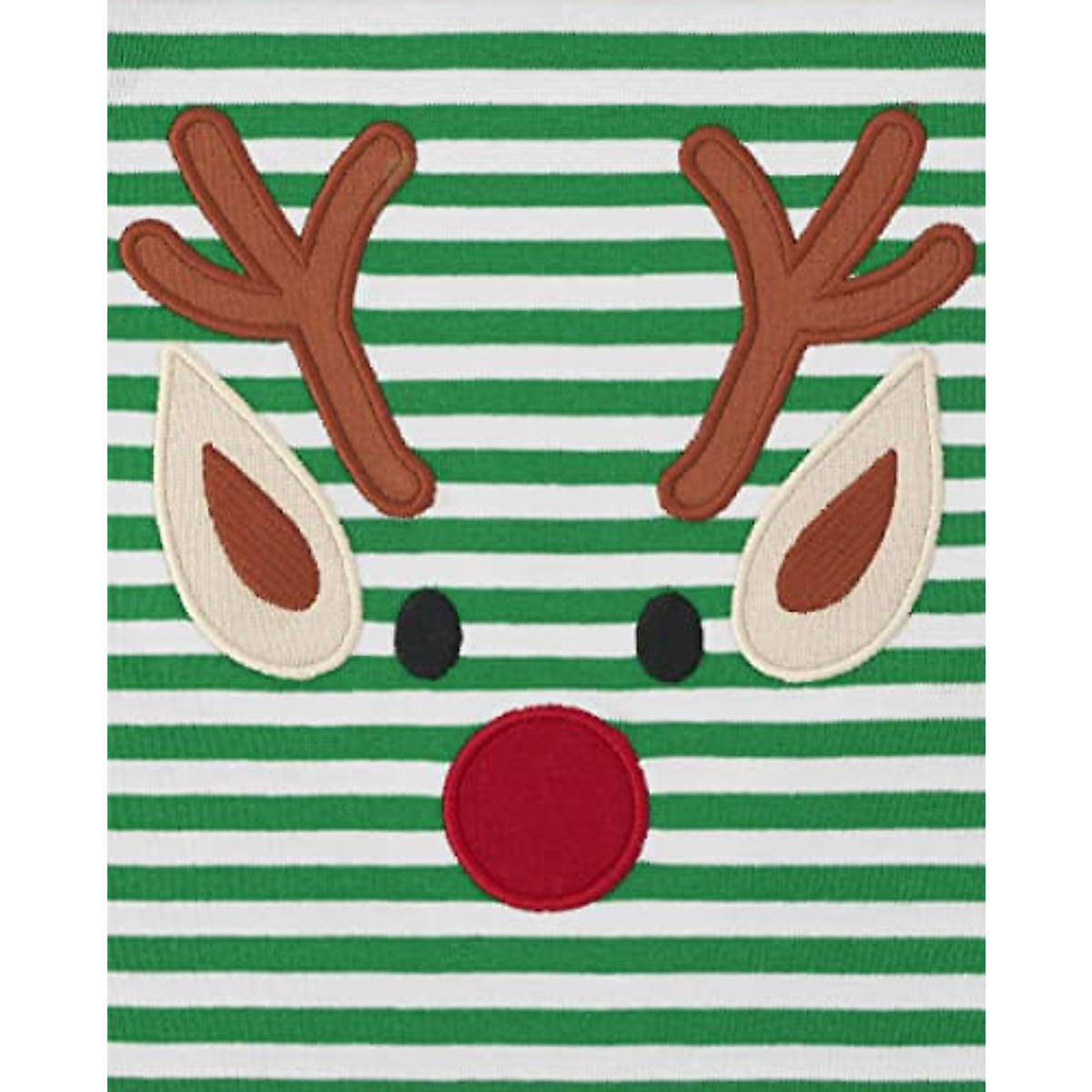 The Children's Place baby girls Family Matching Christmas Holiday Sets, Snug Fit 100% Cotton, Adult, Big Kid, Toddler, Pajama Set, Rudolph Stripe, 3T US