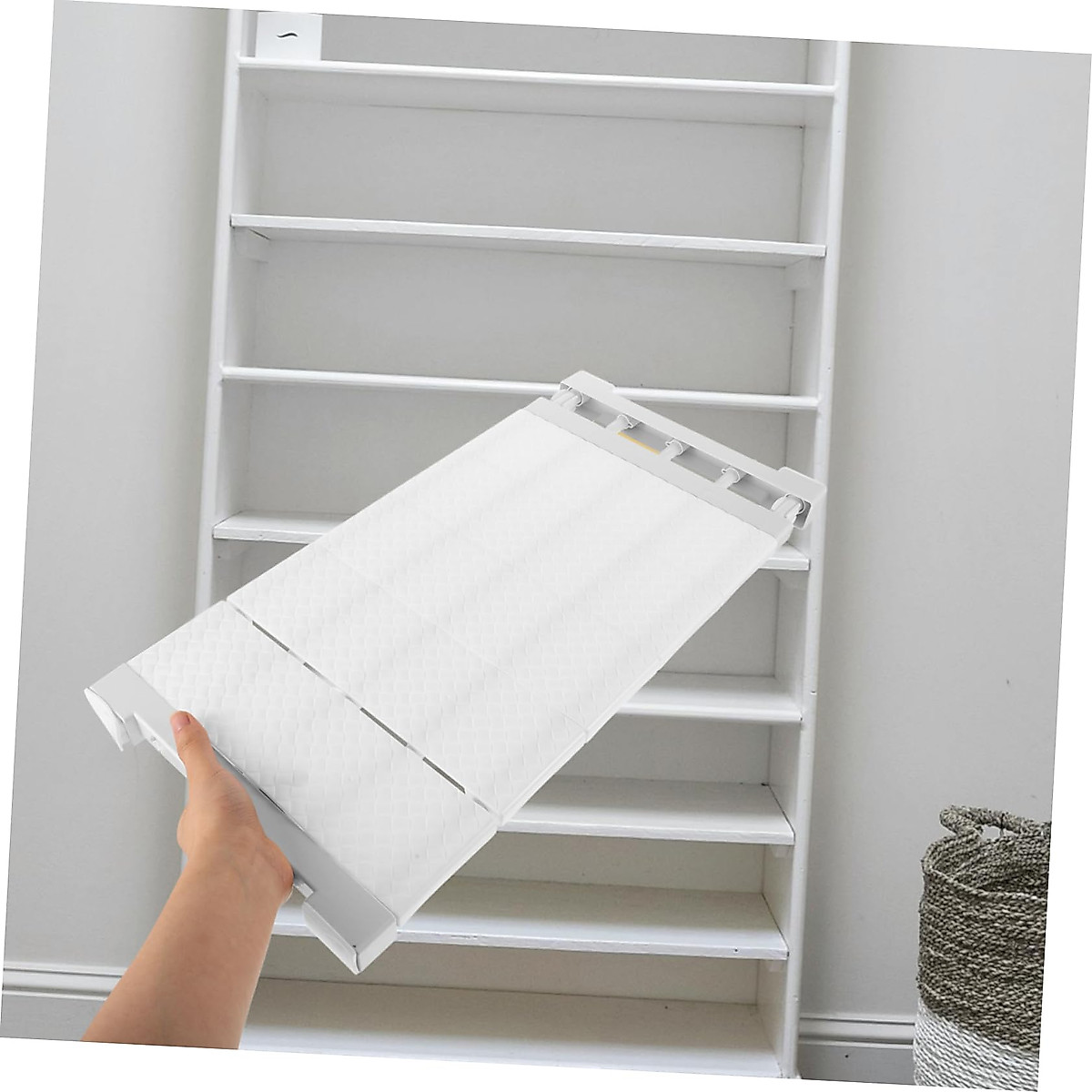 Cabilock Dressing Table Shelf Organizer for Home Retractable Rack Shelf Clothes Closet Portable Shelves Partition Plate Cabinet Storage Rack Clothing Wardrobe Rack Splitter