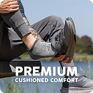 Balega Recycled Hidden Comfort Performance No Show Athletic Running Socks for Men and Women (1 Pair), White/Asphalt - X-Large (1 Pair)