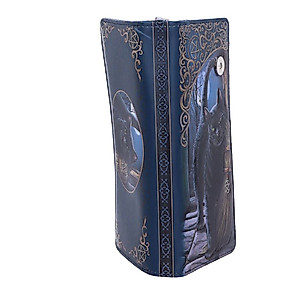 Nemesis Now B3941K8 Brush with Magick Lisa Parker Embossed Purse 18.5cm Blue, PU