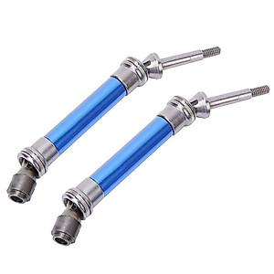 Tbest RC Rear Drive Shaft Set, 1/10 RC Metal CVD Shaft Fit for Slash Car NSV775(Dark Blue) Axles 2Wd 67 C-10 Slash Drag Upgrades Tra2Wd