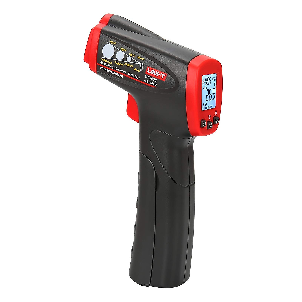 UNI-T UT300S Infrared Thermometer IR Non Contact Digital Laser Temperature Gun -25.6~752°F/-32~400°C for HVAC Home Repair & Maintenance, NOT for Human