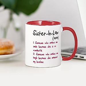 CafePress Sister In Law Mug Ceramic Coffee Mug, Tea Cup 11 oz