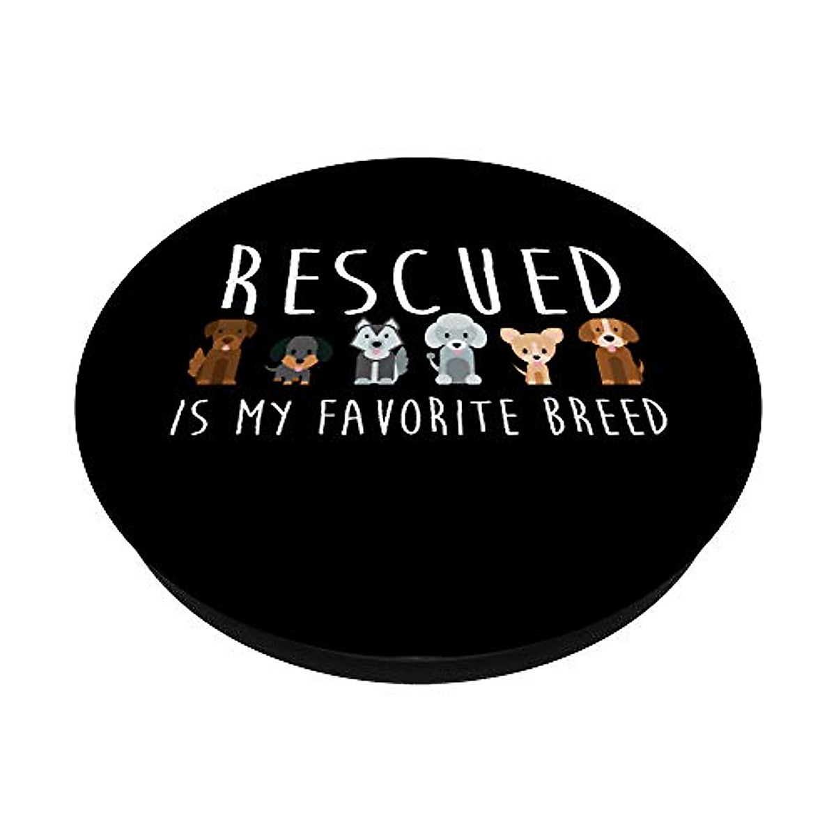 Dog Lovers Gift Dog Rescue Rescue Dog Dog Lover Gifts PopSockets PopGrip: Swappable Grip for Phones & Tablets