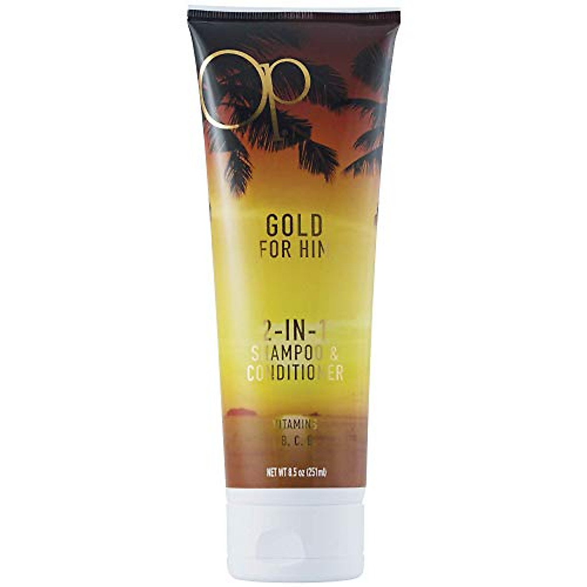 Ocean Pacific Gold 3 Piece Eau De Toilette Gift Set for Him