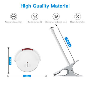 SkingHong Baby Monitor Mount (with Clip) for Eufy Spaceview/Spaceview Pro/Spaceview S Baby Camera