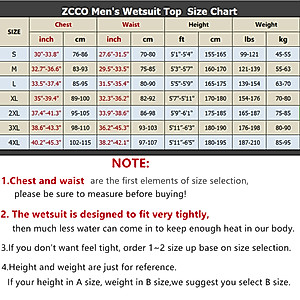 Wetsuit Top Men's 1.5mm Neoprene Wetsuits Jacket,Front Zipper Long Sleeves Diving Suit for Swimming,Diving,Snorkeling,Scuba,Surfing(Black, XL)