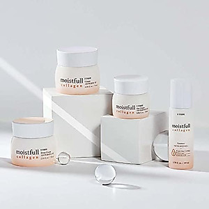 ETUDE Moistfull Collagen Cream 2.53fl.oz(75ml) | Collagen Water Delivers Hydration To Make Your Skin Bouncy & Dewy | Soft And Adhering