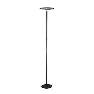 J&V Showroom LED Sky Floor Lamp -Dimmable Modern Design LED Floor Lamp for Living Room, Bedroom, Porch, Office, Study Room, Hotel, Black
