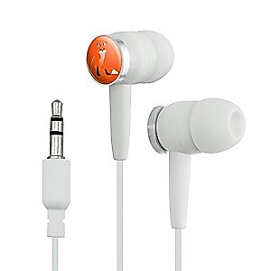 GRAPHICS & MORE Stylish Red Foxy Fox Novelty in-Ear Earbud Headphones
