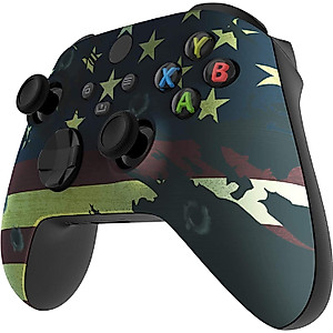 Xbox Custom Gaming Controller -Soft Shell for Comfort Grip X for Microsoft Xbox Series X/S 1 (Flag)