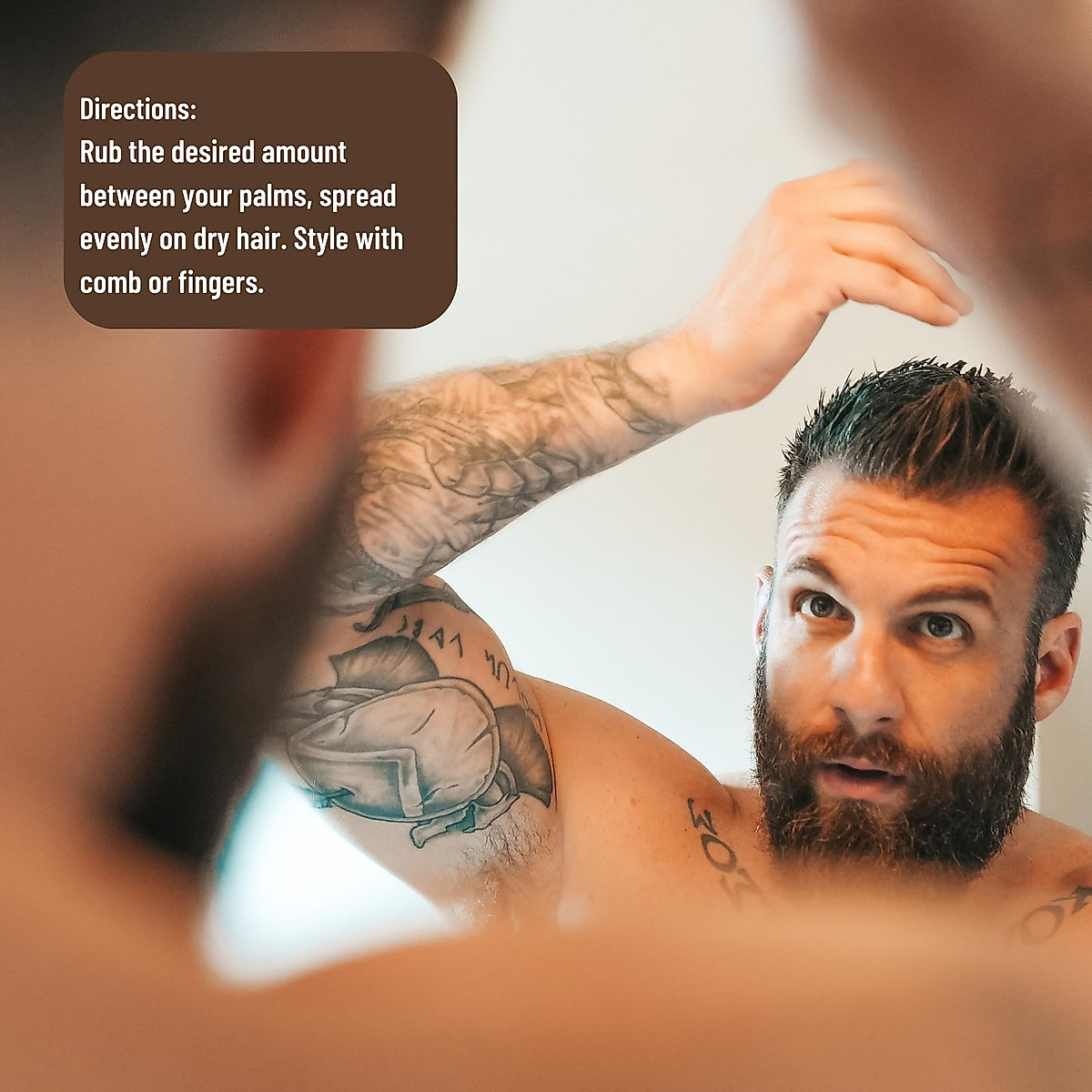 Johnny Slicks Formula 49 Clay All Organic Pomade | Firm Hold & Matte Finish (Promotes Healthy Hair Growth, Helps Hydrate Dry Skin), (2 ounce, Original)