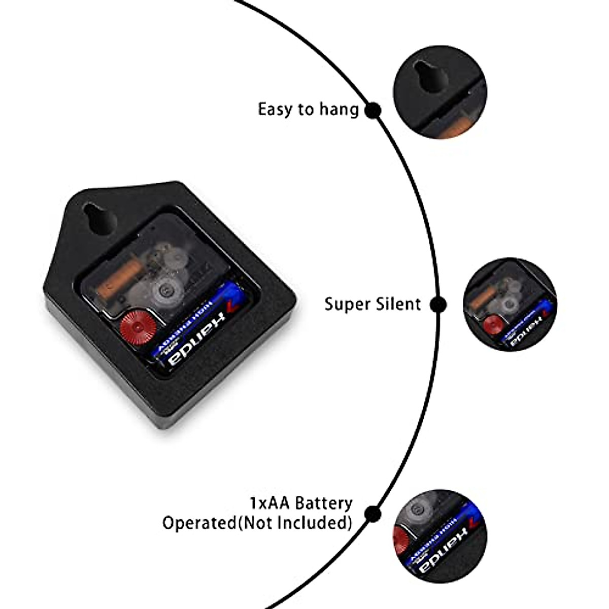 Autravelco Wooden Wall Clock Round Silent Non-Ticking It's Five O'clock Somewhere Beautiful Wall Clocks Tiki Bar Pool Hot Tub Luau Wooden Wall Decor for Nursery Patio Cabin 10 Inch