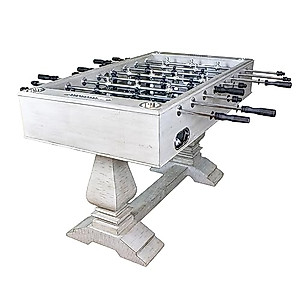 Hathaway Montecito 55-in Premium Competition Foosball Table, Arcade Table Soccer for Game Rooms, includes (2) Foosballs and - Driftwood
