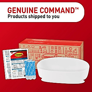 Command Shower Caddy with 4 Water Resistant Command Strips, Holds up to 6.5 lb, 11.46" x 4.66" x 4.82" Damage Free Bathroom Organization, Proven to Hold Better Than Suction Cups