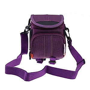 Navitech Purple Digital Camera Case Bag Compatible With Canon PowerShot SX620 HS