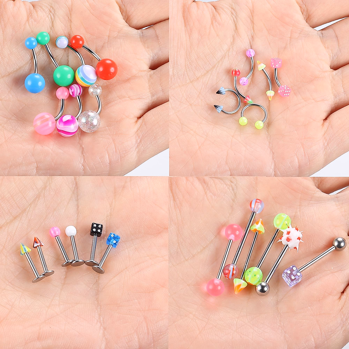 JOERICA 115Pcs body piercing