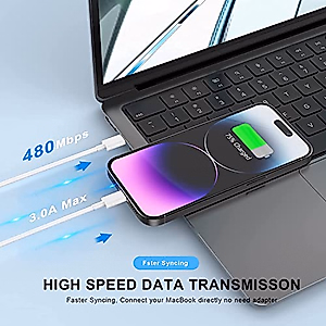 [Apple MFi Certified] 3 Pack iPhone 14 13 Fast Charger,20W PD USB C Wall Charger Adapter with 3 Pack 10FT Type C to Lightning Cable for iPhone 14/13/Pro Max/12/Mini/11/SE/XS/XR/X/8 and More-White