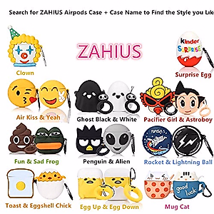 ZAHIUS Silicone Case Funny Cover Compatible for Apple Airpods 1&2[3D Cartoon Pattern][Designed for Kids Girl and Boys](Winnie)