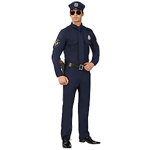 Fun Costumes - Men's Plus Size Police Cop Costume for Men 3X