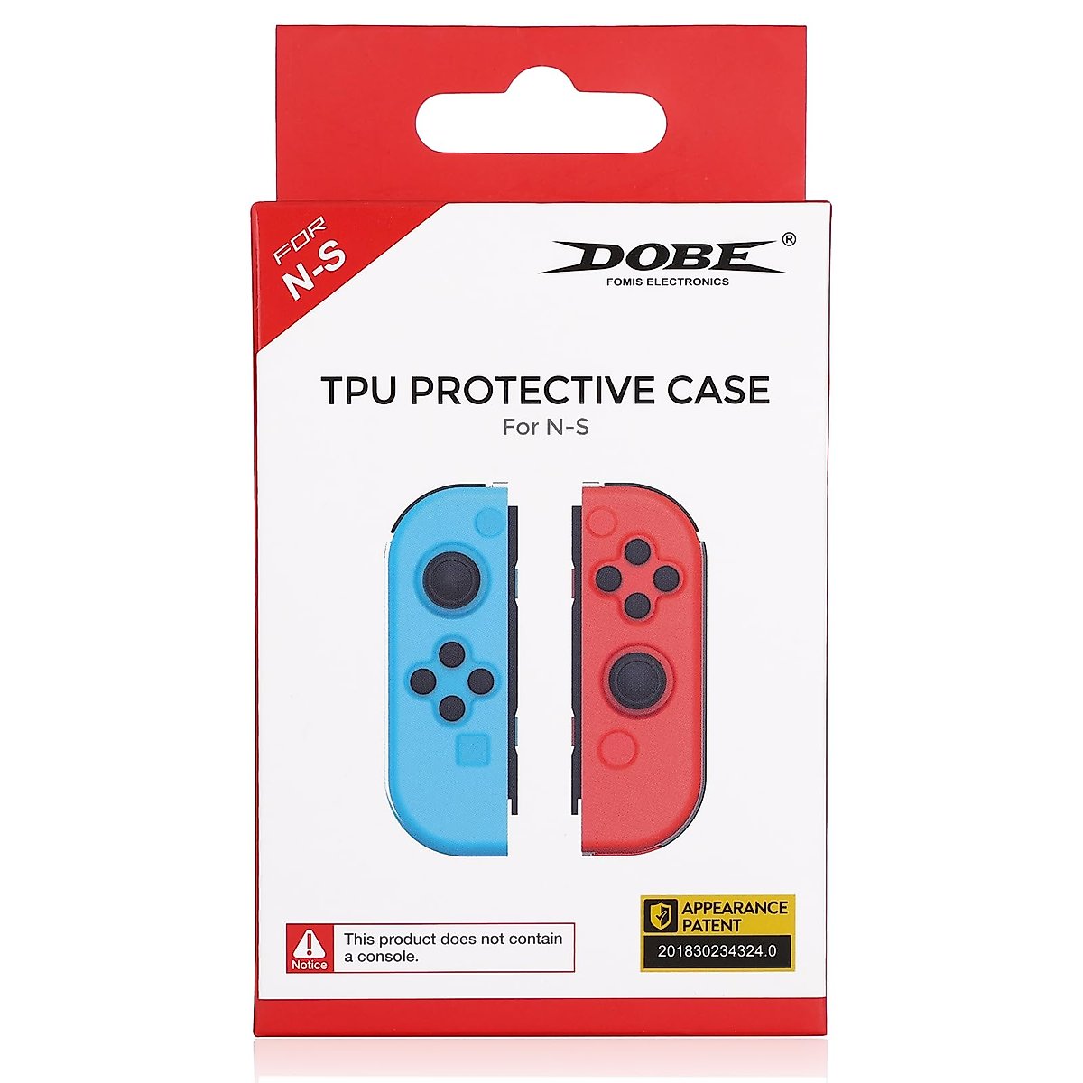 Soft Replacement Shell Case for Nintendo Switch Joy-Con, Clear TPU Protective Cover Case Compatible with NS Joy Cons Handheld Controller