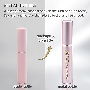 EMEDA Eyelash Glue for False Lashes Super Strong Hold Long Lasting 24H Waterproof Latex Free Best Lash Glue Eyes Strip White Clear Lash Adhesive 5ml 0.17oz