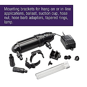 Coralife Turbo-Twist UV Fish Tank Sterilizer 6X, Up to 250 Gallons