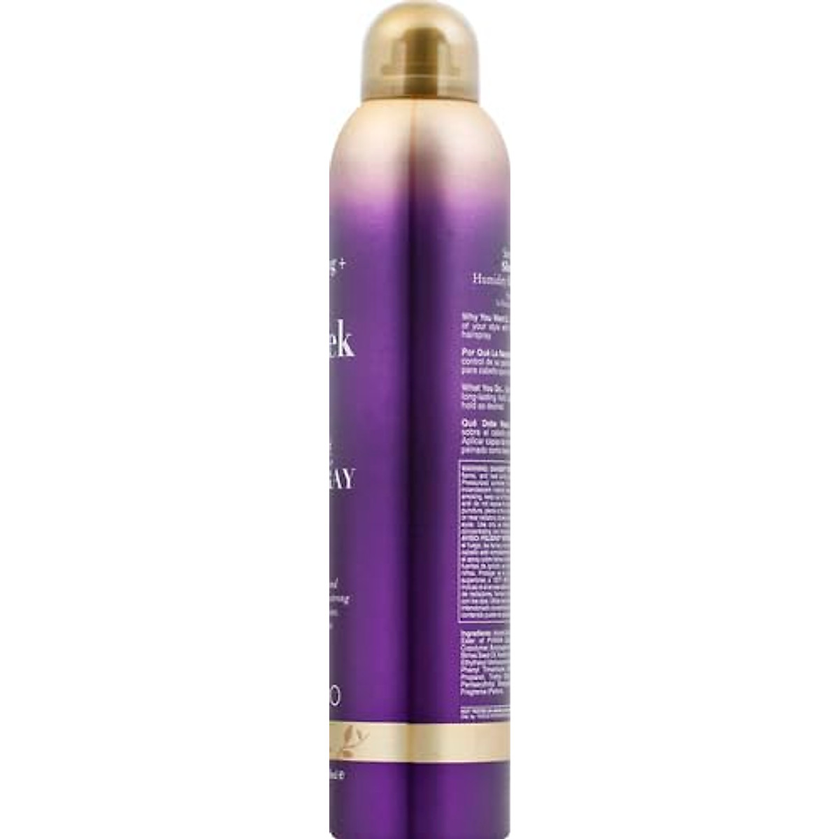 OGX Smoothing + Shea Sleek Humidity Blocking Hairspray, 8 Ounce, Purple