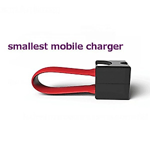 Xdodnev Portable Magnetic AA/AAA Battery Micro USB Emergency Charger for Android Phone, Black, 1 Pc