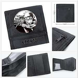 HANDAFA Anime One Piece Tri-fold Wallet Unisex Manga Sea King Cosplay Slim Wallet(Chopper)