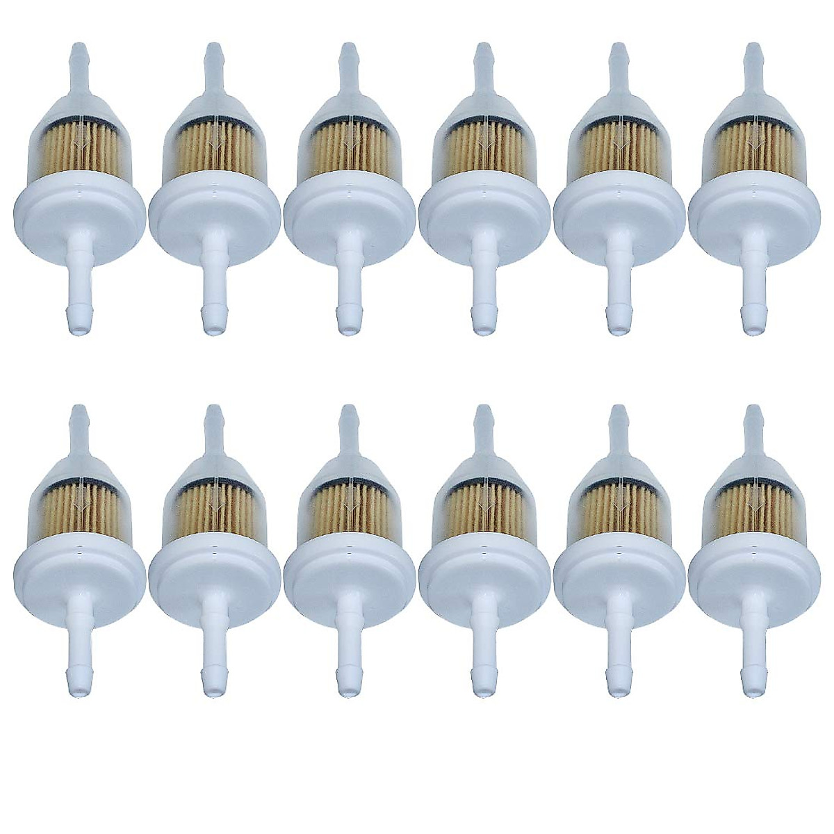 AUMEL 25 050 03-S Fuel Filter Kit 12Pcs For Kohler 25 050 08-S John Deere AM116304 GY20709 Gravely 21410800 21541500 Toro 98021 71-5960 Part.