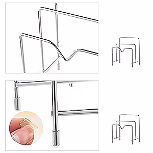 DOUBA Multifunctional Stainless Steel Bakeware Rack Pot Lid Rack Holder Organizer Cutting Board Rack Pantry Rack - 3 Layers