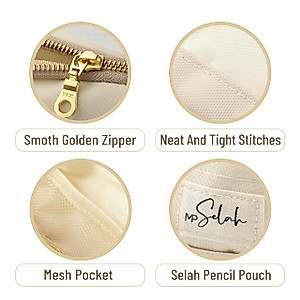 Mr. Pen- Pencil Case, Cream, Pencil Pouch, Pencil Bag, Pen Case, Pen Pouch, Pen Bag, Pencil Pouches, Pencil Bags, Pencil Case, School Pencil Case, College Pencil Case