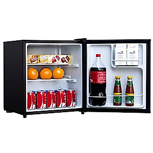 Avanti AR17T1B 1.70 Cubic Foot Refrigerator, 1.7 cu. Ft, Black