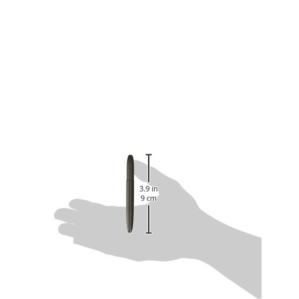 Rite in the Rain Weatherproof Black Metal Bullet Pen - Black Ink (No. 96)